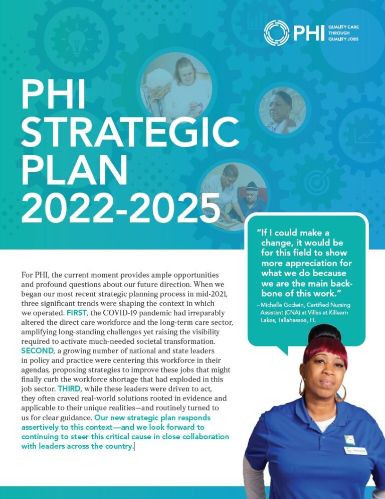 Strategic Plan cover - PHI