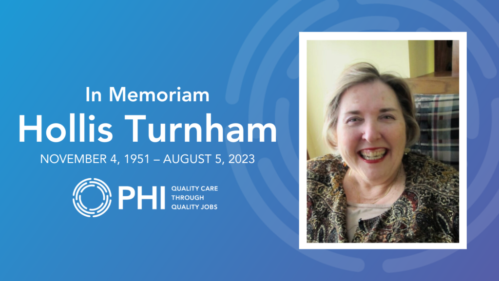 In Memoriam: Hollis Turnham - PHI